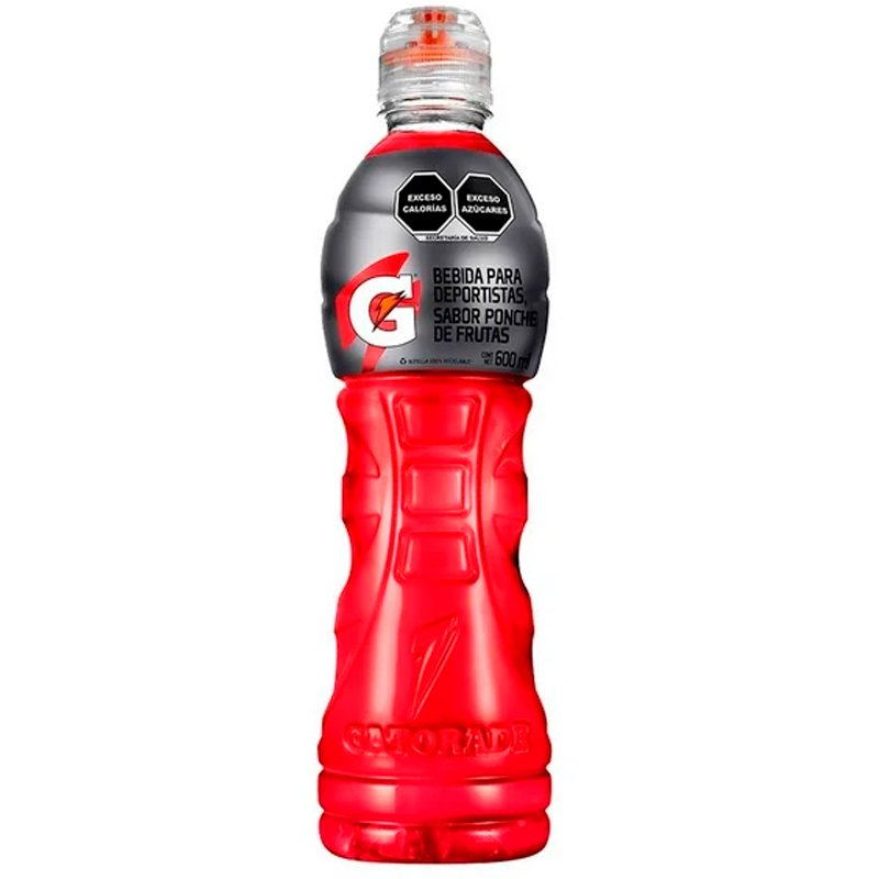 Bebida Gatorade sabor ponche de frutas 600 ml - Fénix El Super de Casa