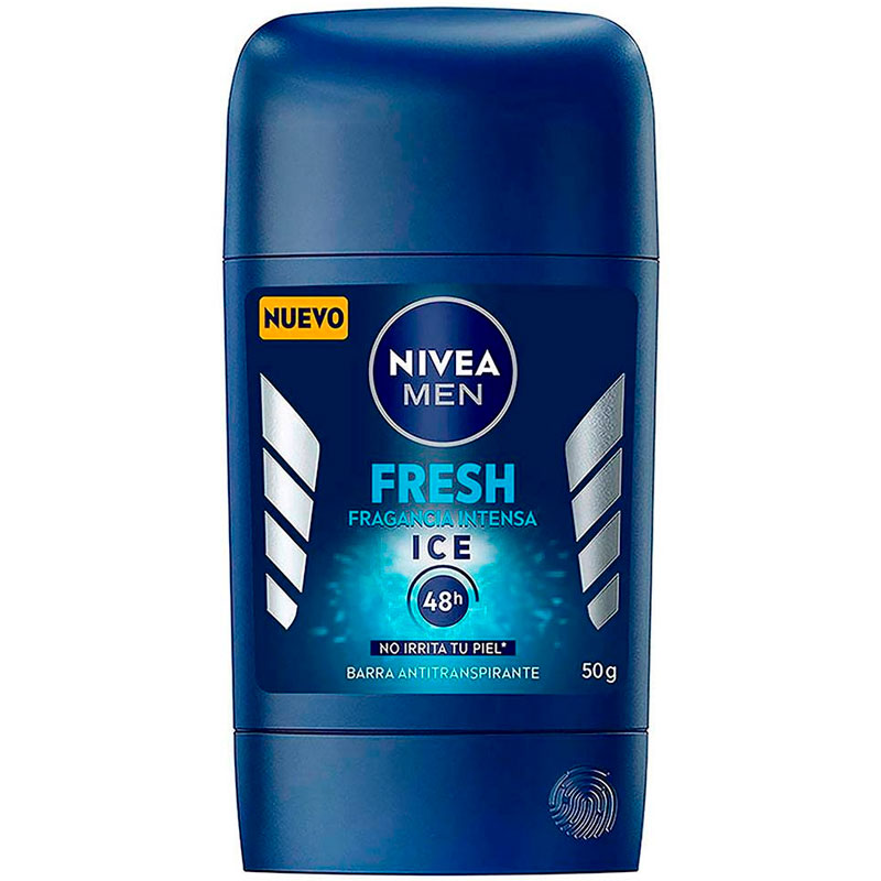 Antitranspirante NIVEA MEN fresh ice antibacterial barra 50 g - Fénix ...