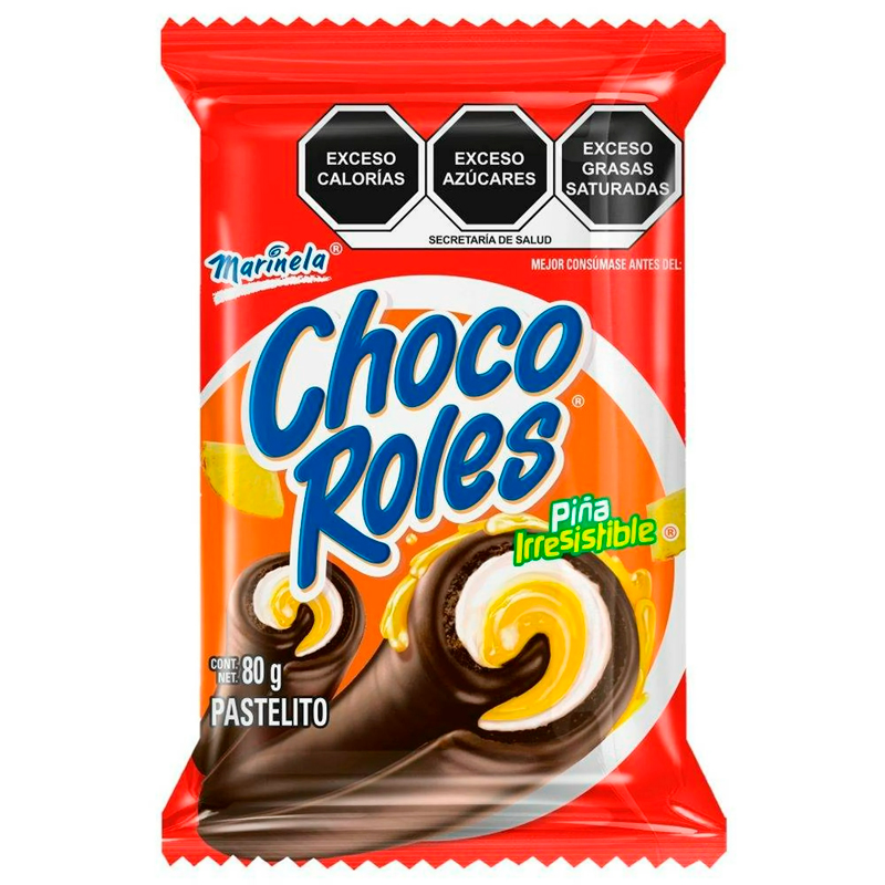 ChocoRoles Marinela sabor piña 67 g - Fénix El Super de Casa
