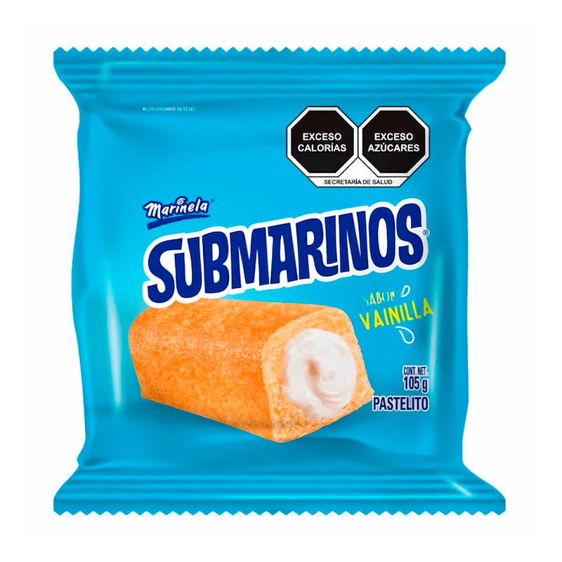 Submarinos Marinela sabor vainilla 105 g - Fénix El Super de Casa