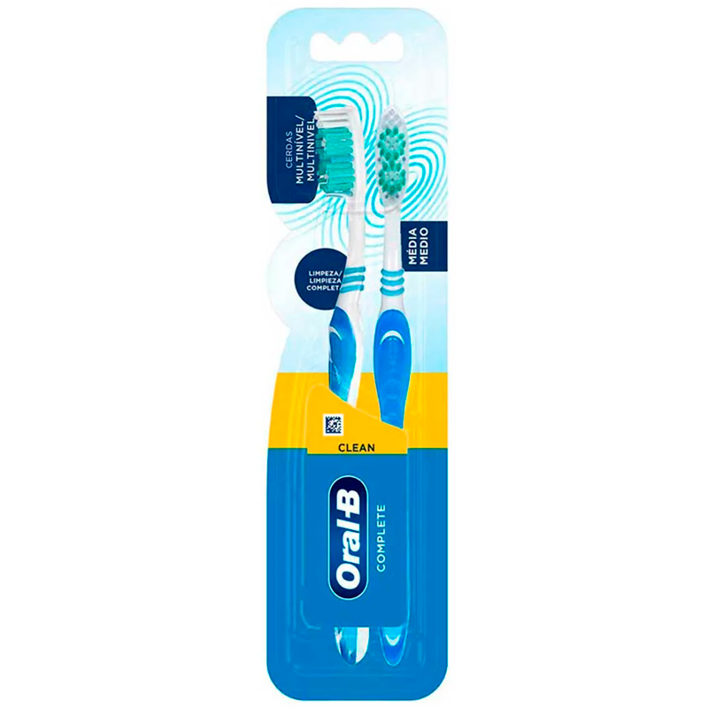 Cepillo dental Oral-B Clean Complete 40 mediano 2 pzas - Fénix El Super ...