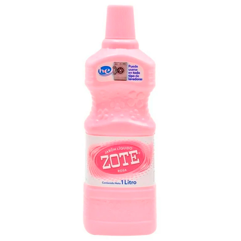 Jabón líquido Zote rosa 1 l - Fénix El Super de Casa