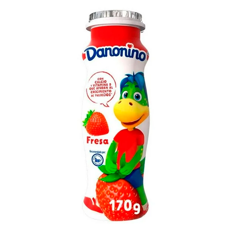 Producto lácteo bebible Danonino fresa 170 g - Fénix El Super de Casa