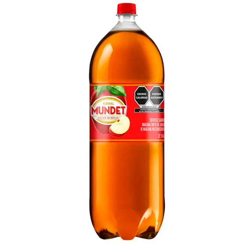 Refresco Sidral Mundet con jugo de manzana 3 l - Fénix El Super de Casa