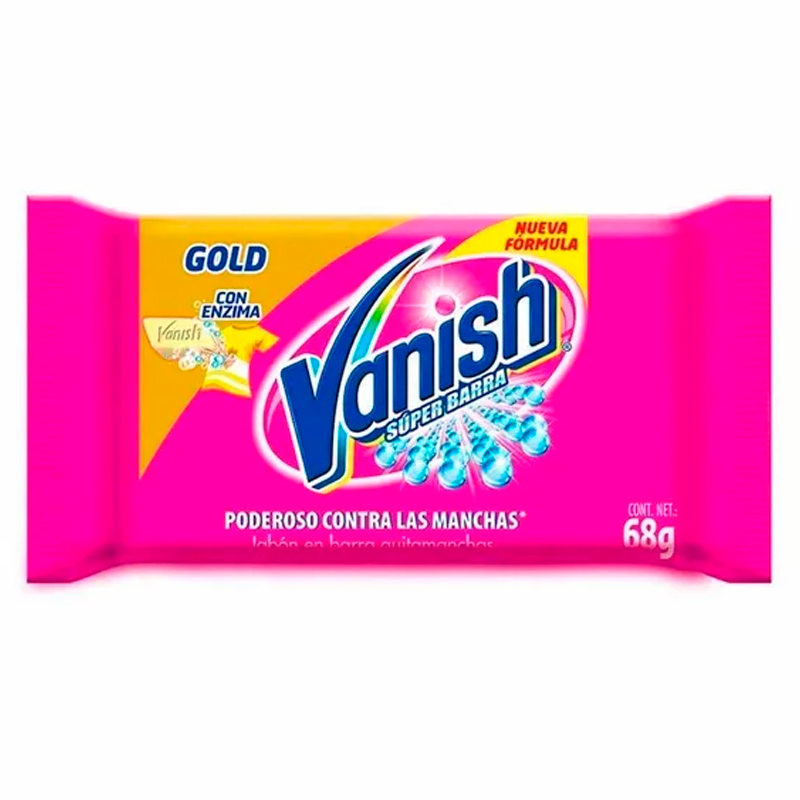 Jabón en barra Vanish quitamanchas gold 68 g - Fénix El Super de Casa