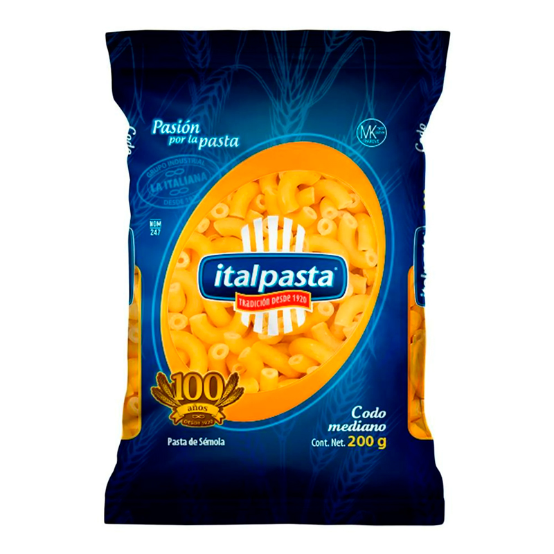 Sopa de codo Italpasta mediano 200 g - Fénix El Super de Casa