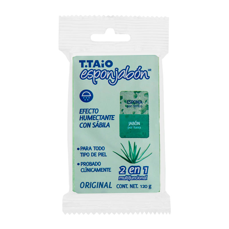 Jabon T-Taio Con Esponja Sabila - Fénix El Super de Casa