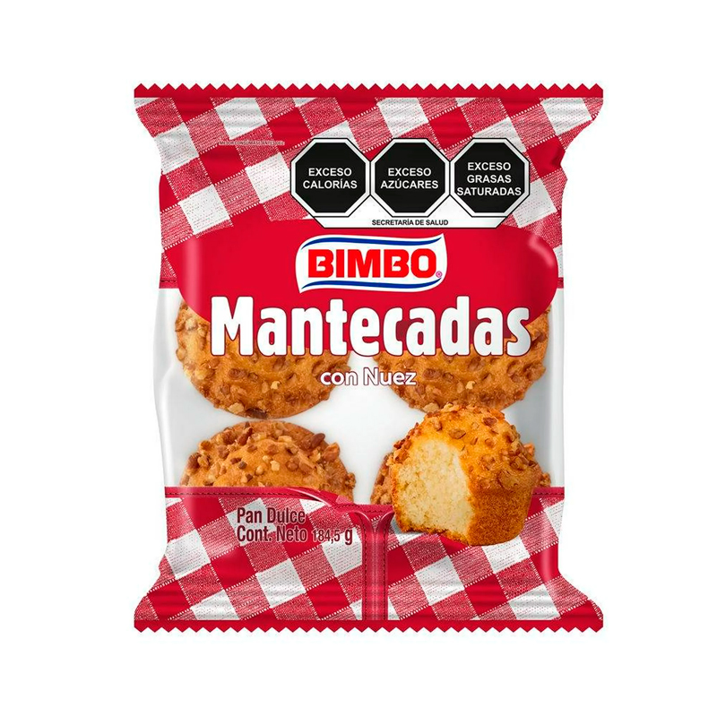 Mantecadas Bimbo sabor nuez 184 g - Fénix El Super de Casa