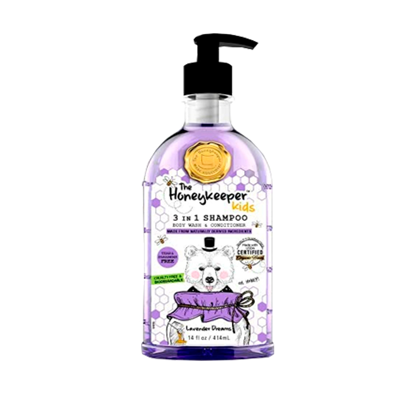 Shampoo para bebé The Honeykeeper kids 3 en 1 lavanda 414 ml - Fénix El ...